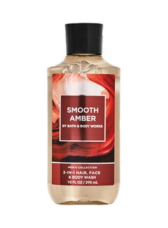 Bath & Body Works Smooth Amber 3-in-1 Hair, Face & Body Wash Clear ...