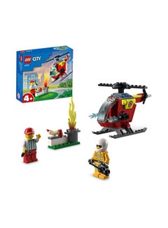LEGO 60318 City Fire Helicopter 60318 Building Kit (53 Pieces) 4+ Years ...