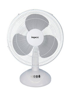 Impex Table Fan - 3-Speed Control, 180-Degree Oscillation, Adjustable ...