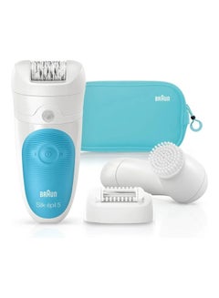 BRAUN Silk-épil 5 5545 GS Epilator White/sku blue KSA | Riyadh, Jeddah