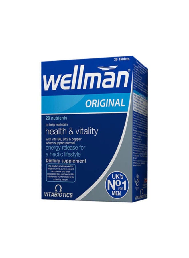 Vitabiotics Wellman Multivitamin 30 Tablets | Best Price Kuwait ...