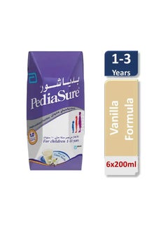 Pediasure Pediasure Liquid Milk Vanilla 200 Ml (6 Pcs) 200grams KSA ...