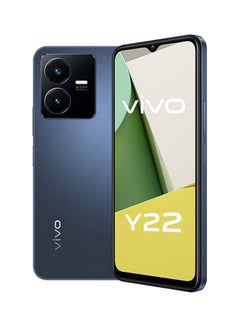 vivo Y22 Dual SIM Starlit Blue 4GB RAM 64GB 4G LTE - Middle East ...