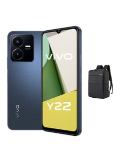 vivo Y22 Dual SimStarlit Blue 4GB RAM 64GB 4G LTE With Backpack UAE ...