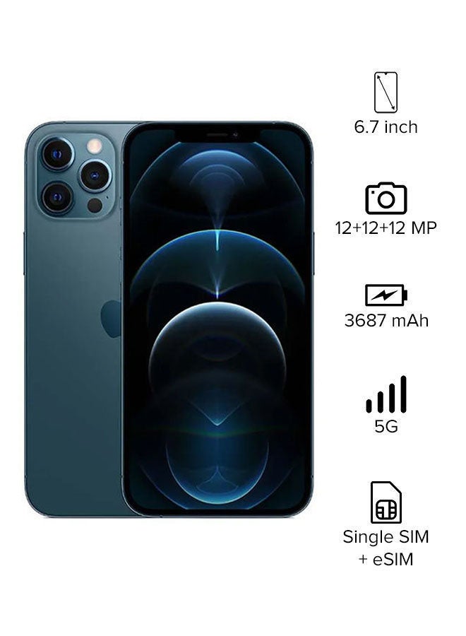 تسوق ابل وهاتف iPhone 12 Pro Max مع تطبيق Facetime وسعة 256 جيجابايت ...