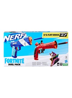 NERF Fortnite Dual Pack Includes 2 Fortnite Blasters, Flint-Knock ...