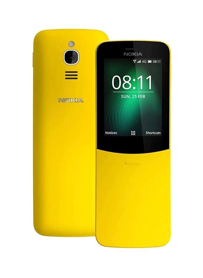 NOKIA 8110 Dual SIM Yellow 512MB RAM 4 GB 4G LTE | Best Price UAE ...