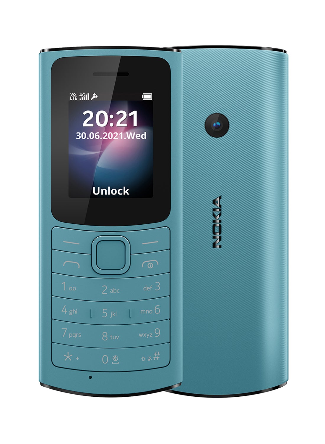 NOKIA 110 4G Dual SIM Aqua- Middle East Version | Best Price UAE ...