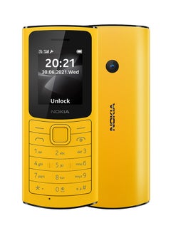 NOKIA 110 4G Dual SIM Yellow- Middle East Version KSA | Riyadh, Jeddah