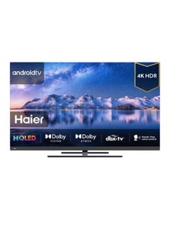 Haier 55 inch LED TV 4K HDR GOOGLE TV H55S6UX Black KSA | Riyadh, Jeddah