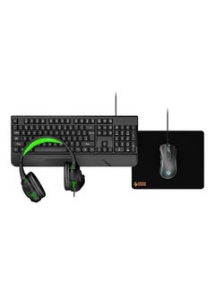 porodo Gaming Set 4-In-1 - Keyboard Rainbow Effects, Headphone ...