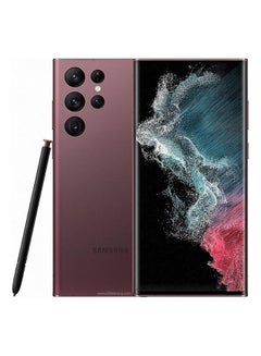 Samsung Galaxy S22 Ultra Single Sim + eSim Burgundy 12GB RAM 128GB 5G ...