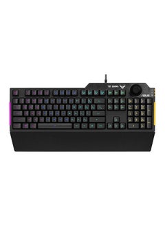 ASUS ASUS RA04 TUF Gaming K1 RGB keyboard with dedicated volume knob ...
