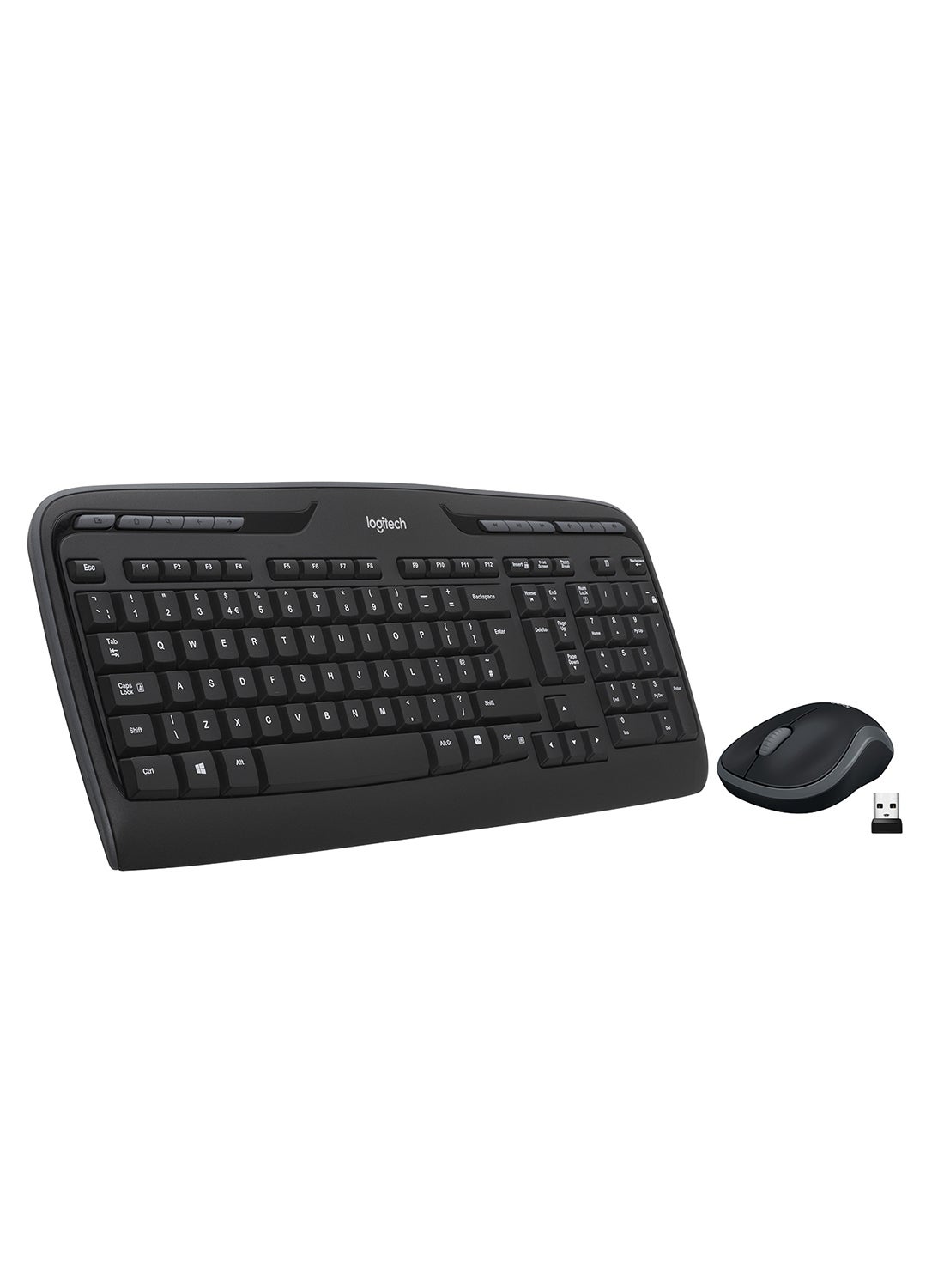 Logitech Mk330 Wireless Keyboard And Mouse Combo Comfortable Typing With Low Profile Keys
