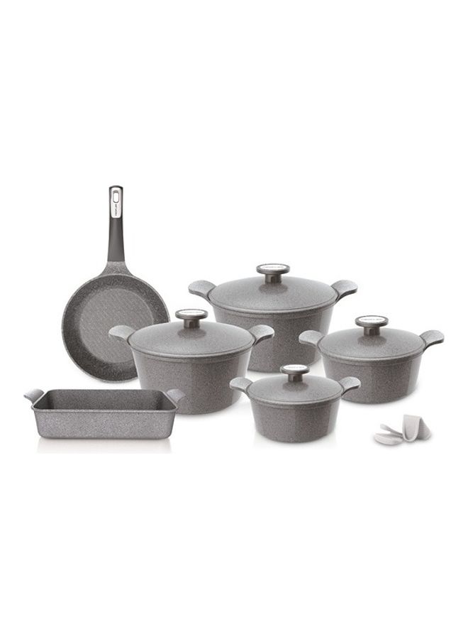 Neoflam 10-Piece Granite Xtrema Cookware Set Grey 20cm | Best Price KSA ...