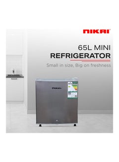 NIKAI 65L Gross / 42L Net, Compact Single Door Mini Refrigerator ...