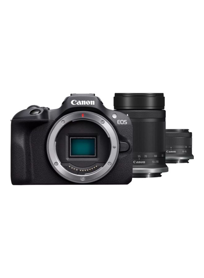 Canon EOS R100 + RF-S 18-45 + RF-S 55-210 Mm IS STM | Best Price UAE ...