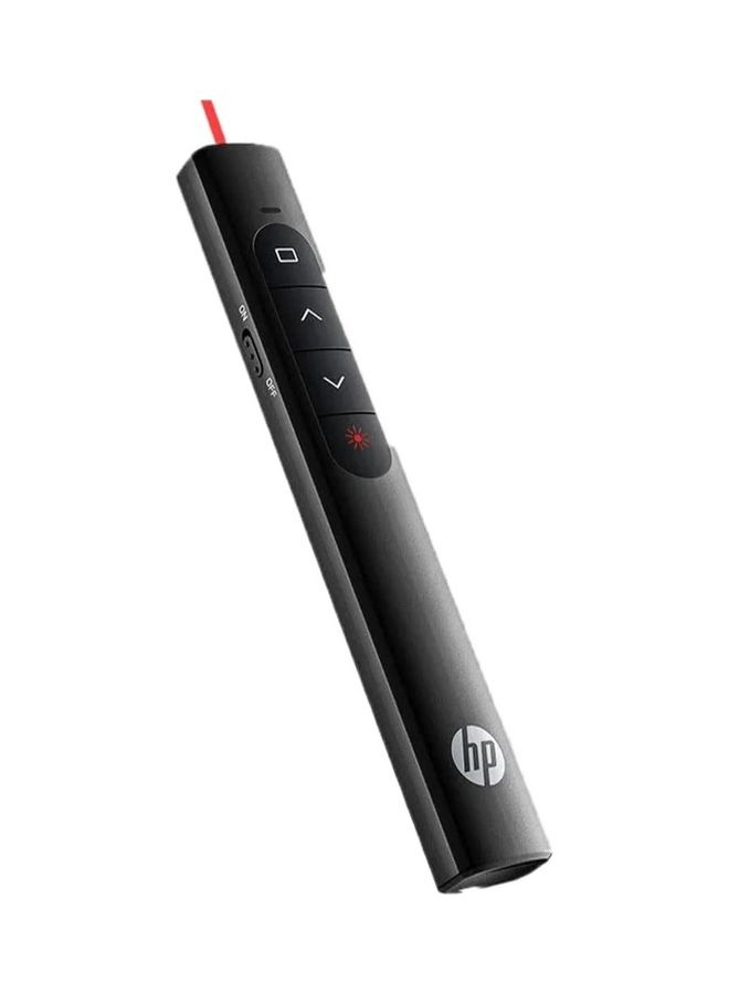 HP SS10 Wireless rechargeable Presentation Flip Pen Wireless Laser Presentation Control Black ...