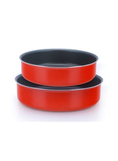 TRUEVAL Oven Tray Set 2 Pcs Red 30-24cm Egypt | Cairo, Giza