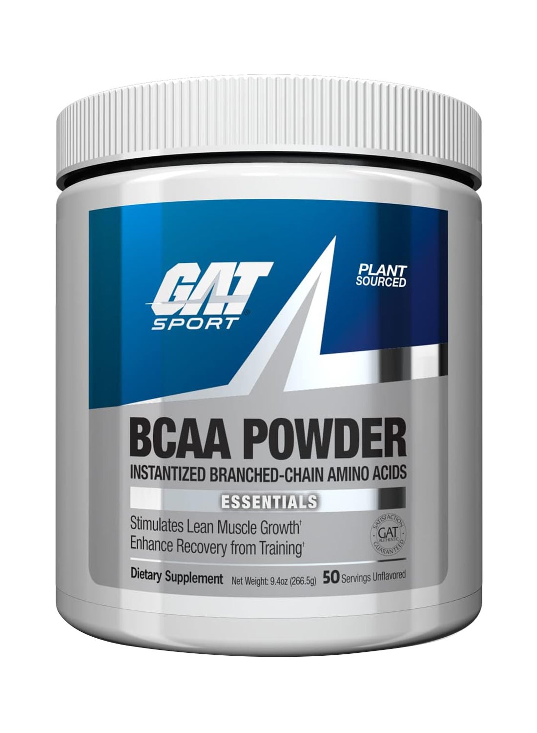 GAT BCAA Powder - Instantized Branched-Chain Amino Acids, 266.5 Grams ...