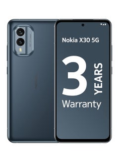 NOKIA X30 Dual Sim Cloudy Blue 8GB RAM 256GB 5G - Middle East Version ...