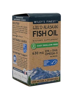 Wiley's Finest Easy Swallow Minis Softgels 60's UAE | Dubai, Abu Dhabi