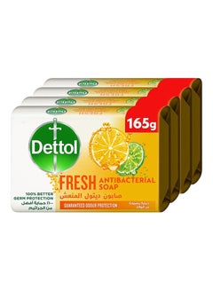 Dettol Fresh Antibacterial Bar Soap - Citrus And Orange Blossom ...