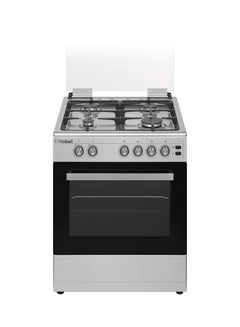 Nobel 60 x 60 Gas Cooker, 4 Gas Burner, Gas Oven & Gas Grill, 6 Knob ...