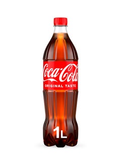 Coca-Cola Original Taste Carbonated Soft Drink Pet Bottle 1Liters KSA ...