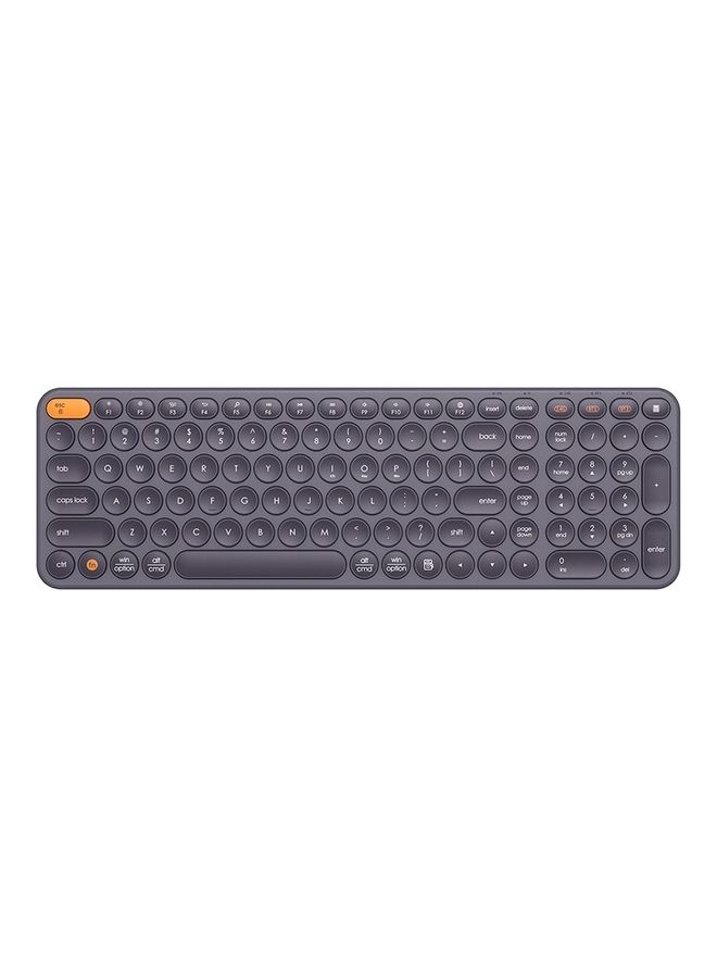 Baseus Bluetooth Wireless Tri-Mode Keyboard 5.0/3.0 2.4G USB Silent US ...