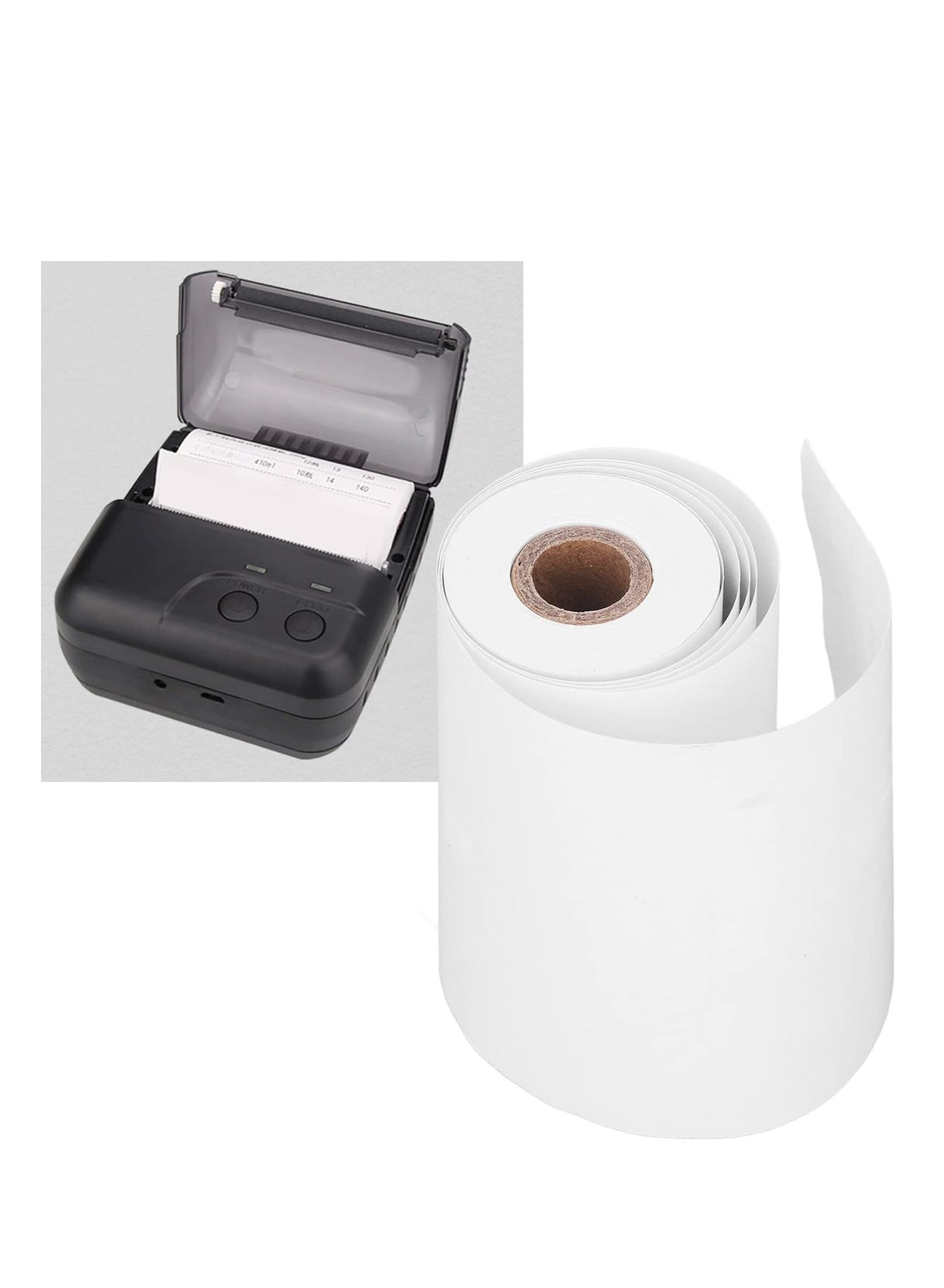 Terabyte 80x40 size Thermal Paper Receipt Rolls 80x40mm Durable Thick ...