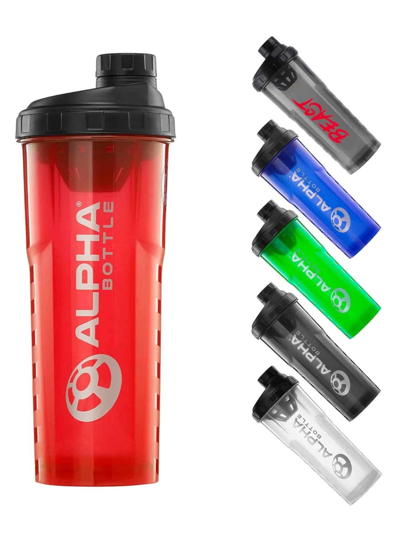 Alpha Protein Shaker Bottle 750mlGym Cup for Protein Powder Shakes ...