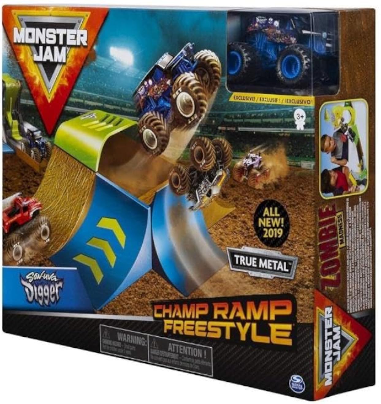 مواصفات و سعر Generic Monster Jam 1:64 Basic Stunt Playset Champ Ramp ...