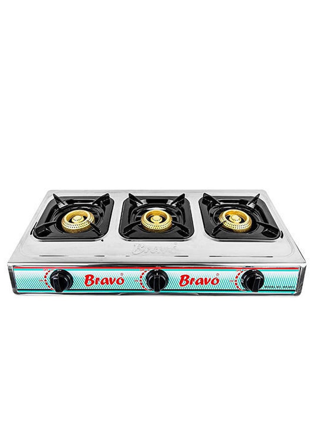 Bravo Gas Stove 3 burners Stainless Steel price in Egypt | Compare Prices