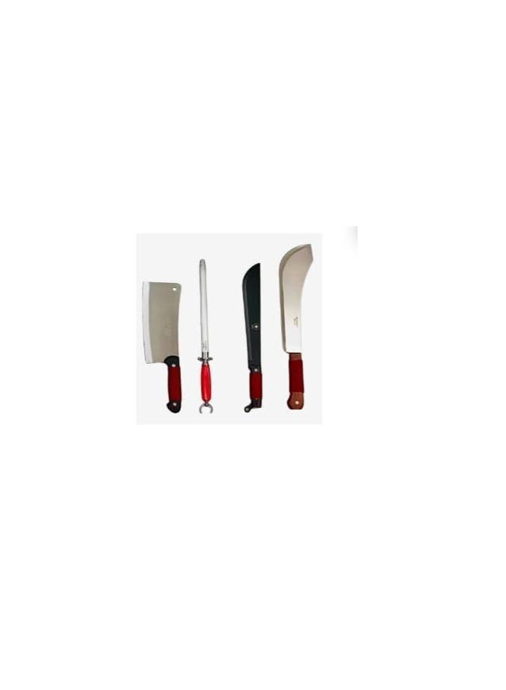 Generic Meat Processing Knife Set - Professional Cleaver, Slicing ...