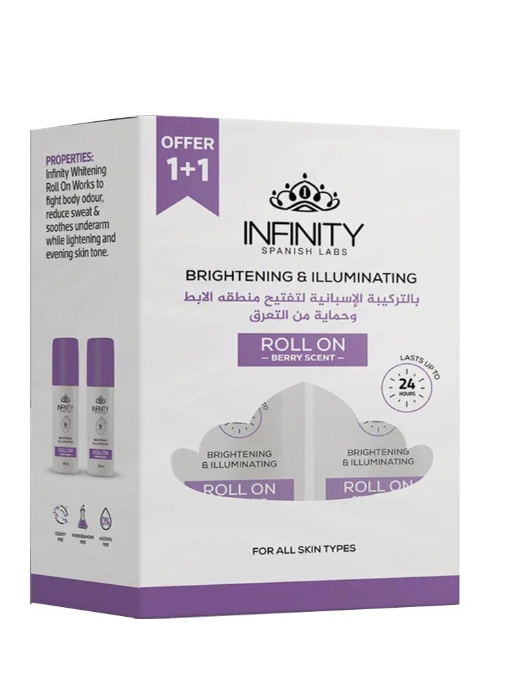 مواصفات و سعر "Infinity Roll-On Deodorant Berry Scent 1+1 Free 80ml ...