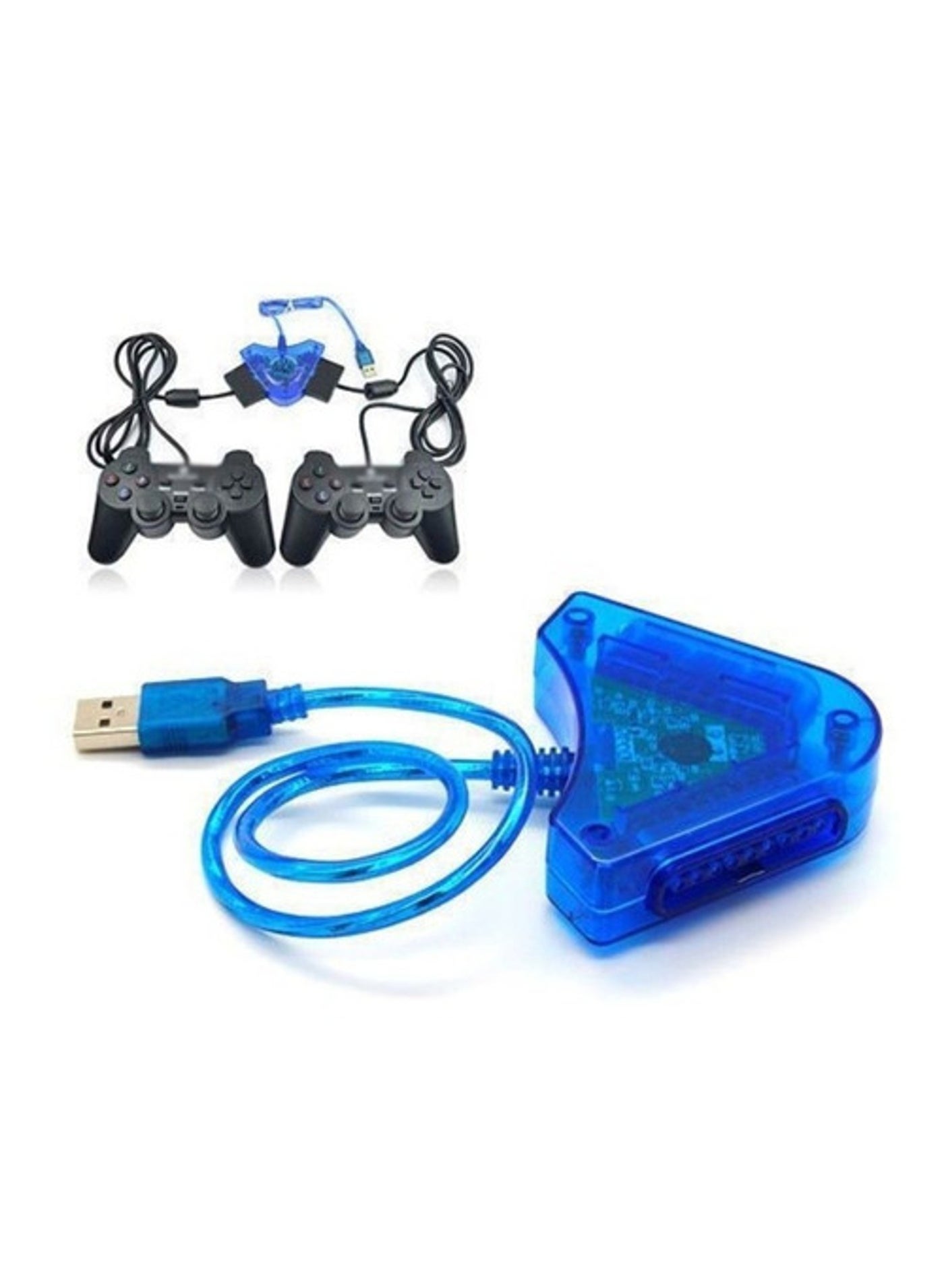 Generic PS1 & PS2 to USB Adapter for PC Convert Classic Controllers for ...