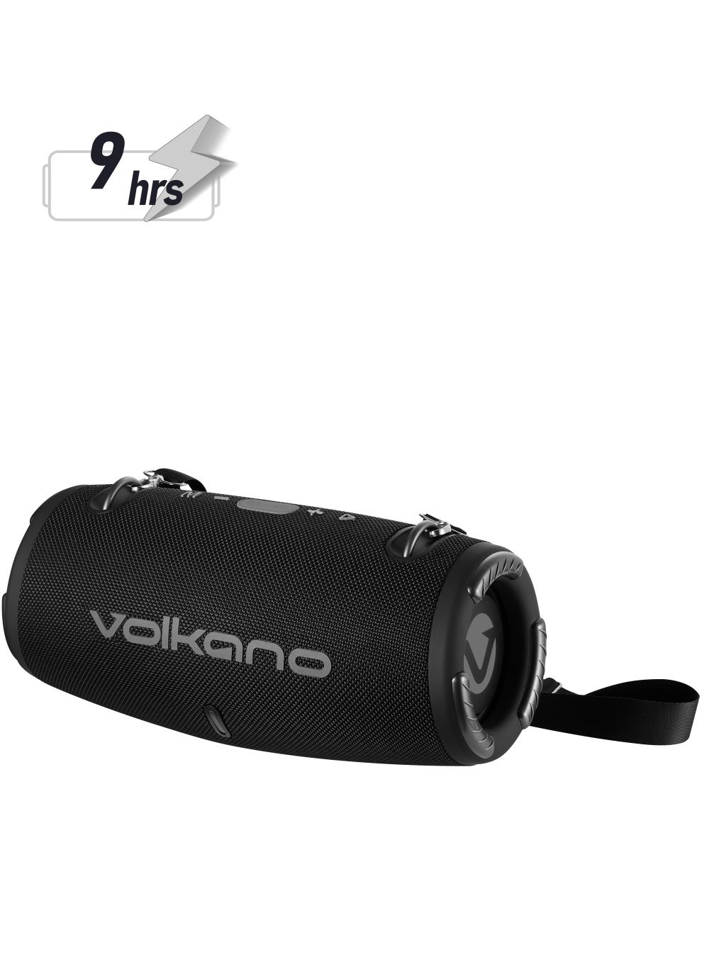 Volkano Cyclone Series Portable Bluetooth Speaker, Upto 9 Hour Playtime ...