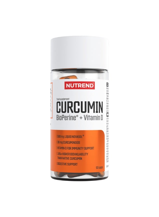 Nutrend Curcumin + Bioperine + Vitamin D 60 Capsules price in Dubai ...