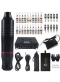 ATOMUS Tattoo Pen Kit Rotary Tattoo Machine Kit with Power Supply and ...