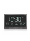 Alfajr Al-Fajr CJ-17 Wall Clock with 15 Inch Screen Displays Prayer Time and Date with Multiple ...