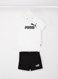 تسوق PUMA وGirls Logo T-Shirt And Shorts Set أونلاين في السعودية