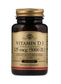Solgar Vitamin D3 Cholecalciferol 5000 IU -100 Softgels UAE | Dubai ...