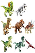 Generic 8 Piece Dinosaur Blocks Sets KSA | Riyadh, Jeddah