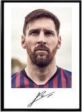 Generic Lionel Messi Autographed Themed Poster With Frame Multicolour ...