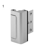 Generic Home Door Reinforcement Lock Defender Security Stopper Grey KSA ...