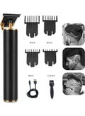 Generic Waterproof Rechargeable Electric Pro Li Clippers Black/Gold 8 ...