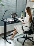 ebb & flow Height Adjustable Desk Computer Table Used As Study Office ...