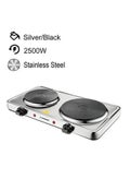 HOMMER Hot Plate Double Burner With Adjustable Thermostat, 2500W HSA220 ...